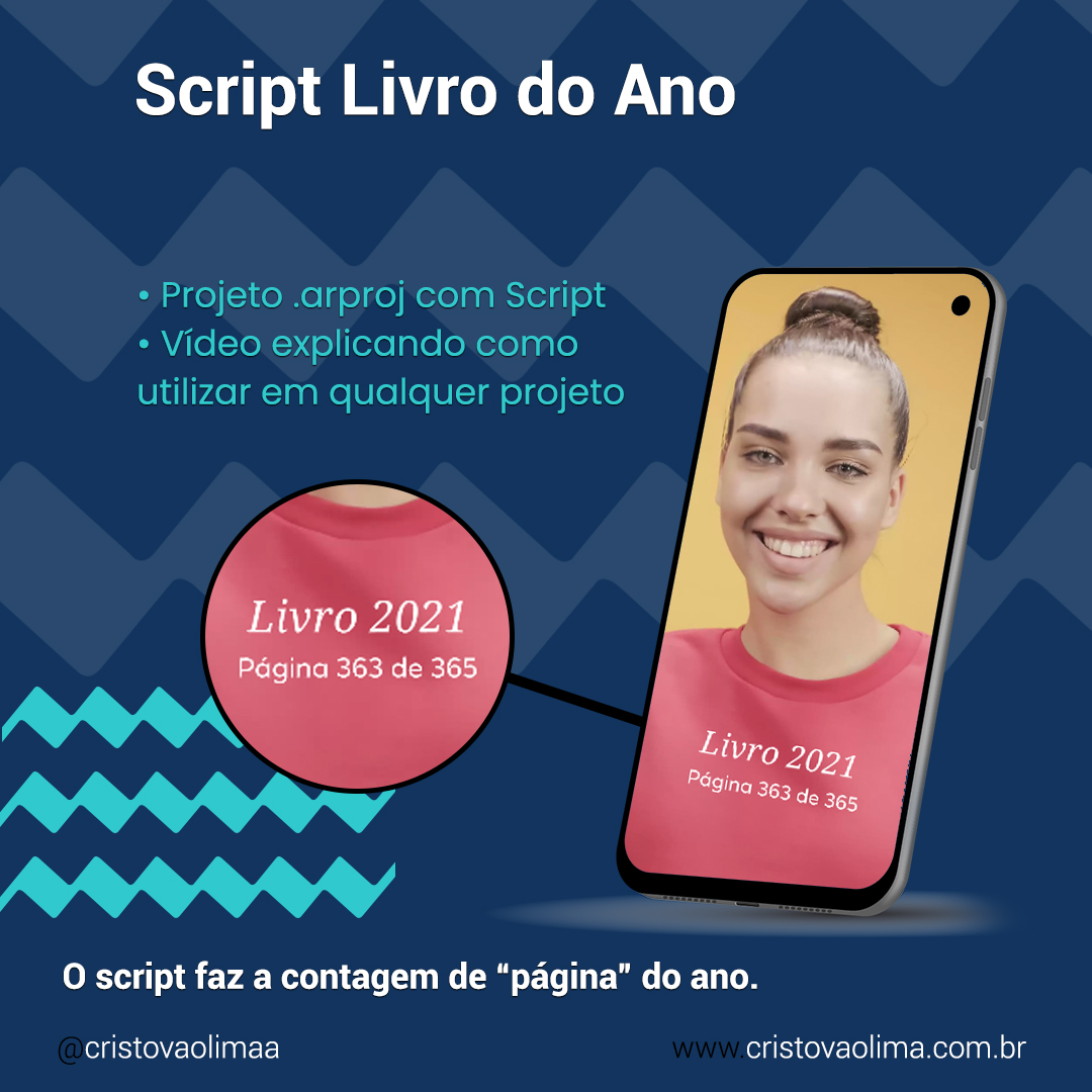 Contagem de página do ano - Script Spark AR - Cristovão Lima Contagem de página do ano - Script Spark AR - Cristovão Lima