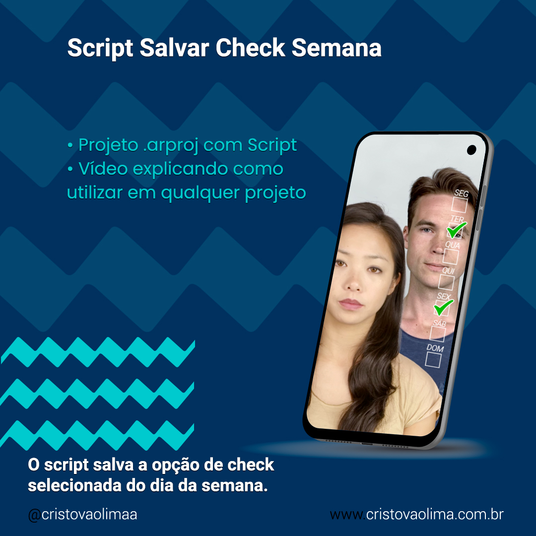 Salvar Check Semana - Script Spark AR - Cristovão Lima